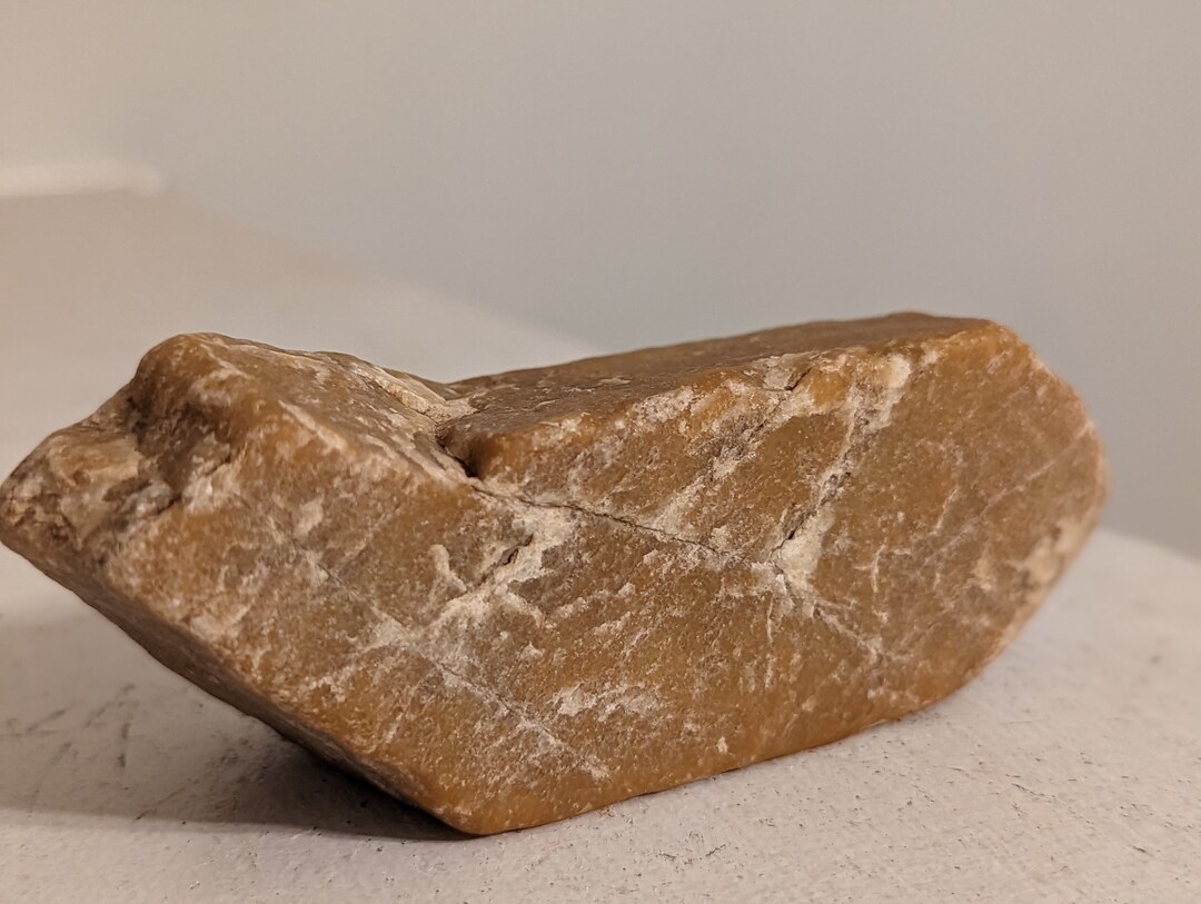 Orange Cream-colored Rock Small, Metamorphic Specimen or Decorative ...