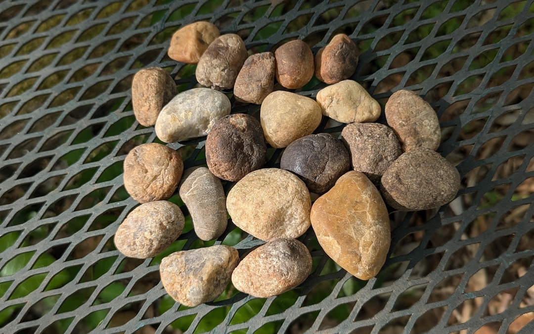 Mixed River Rocks * 1 Lb. Set of Small Decorative Stones or Natural ...