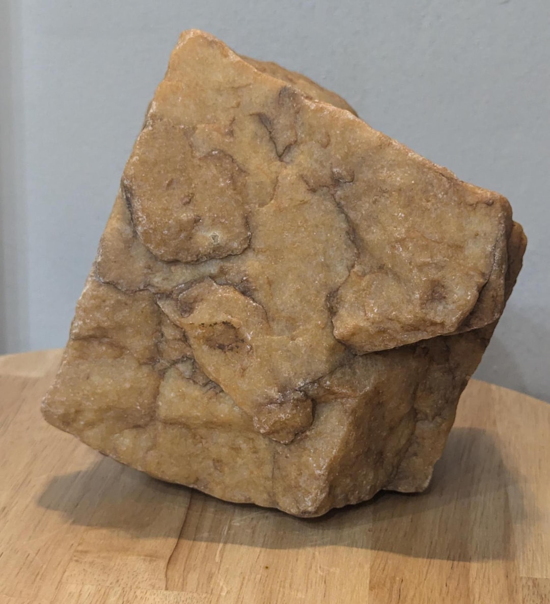 Butterscotch Quartzite Rock * Metamorphic Specimen or Decorative Stone ...