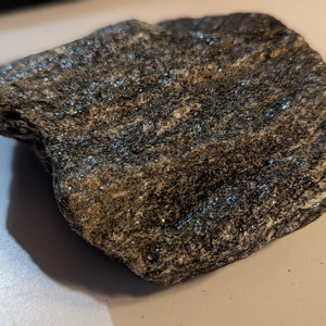 Mica Schist Rock 3 Lbs. 10.9 Oz Foliated Metamorphic Specimen With ...