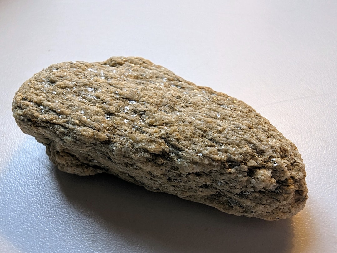 Mica Schist Rock Small 2.3 Oz White, Honey, and Silver-colored ...