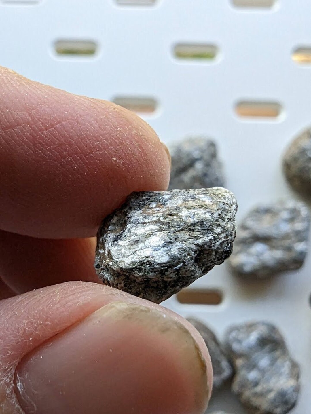 Silver Colored Schist Rocks, Stones, & Pebbles 8oz Bag fairy Garden ...