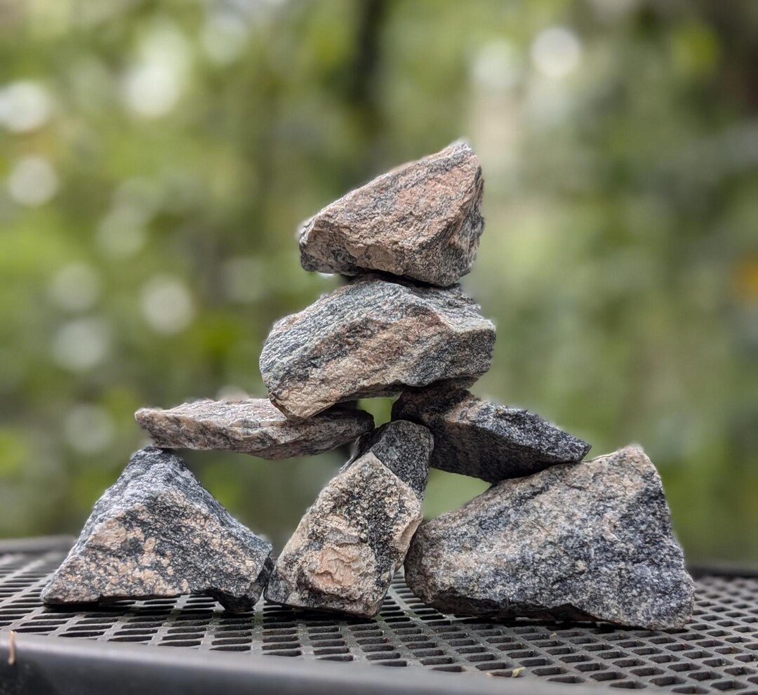Gneiss Granite Rocks * 7-pc Metamorphic Specimens or Decorative Striped ...