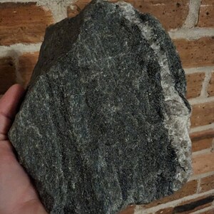 Slightly Banded Phyllite Rock Featuring Large Quartz Vein - Etsy