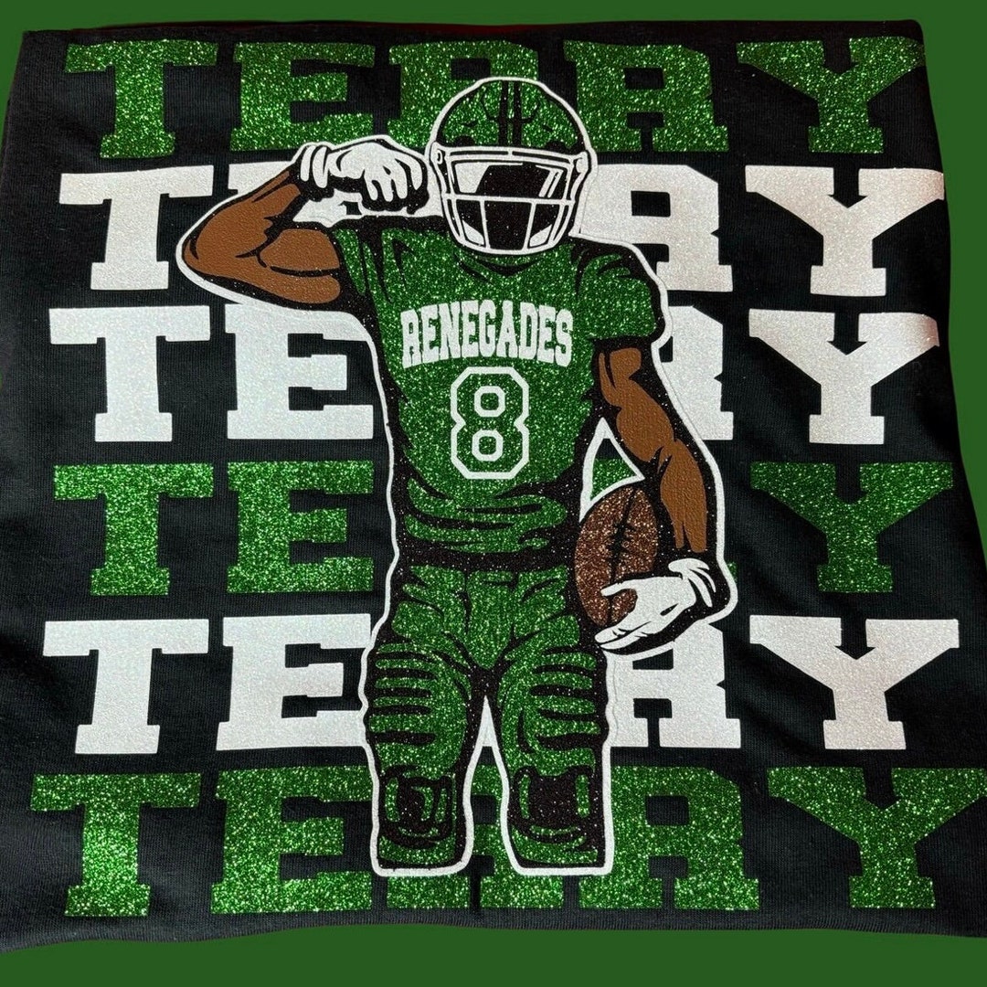 Football Parent W/ Custom Football Player - Etsy