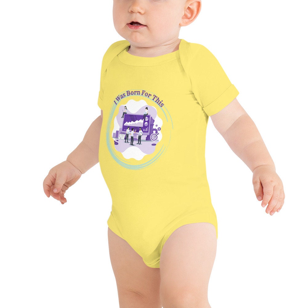 Baby Computer Tech / Analyst Etc... I Was Born for This One Piece - Etsy