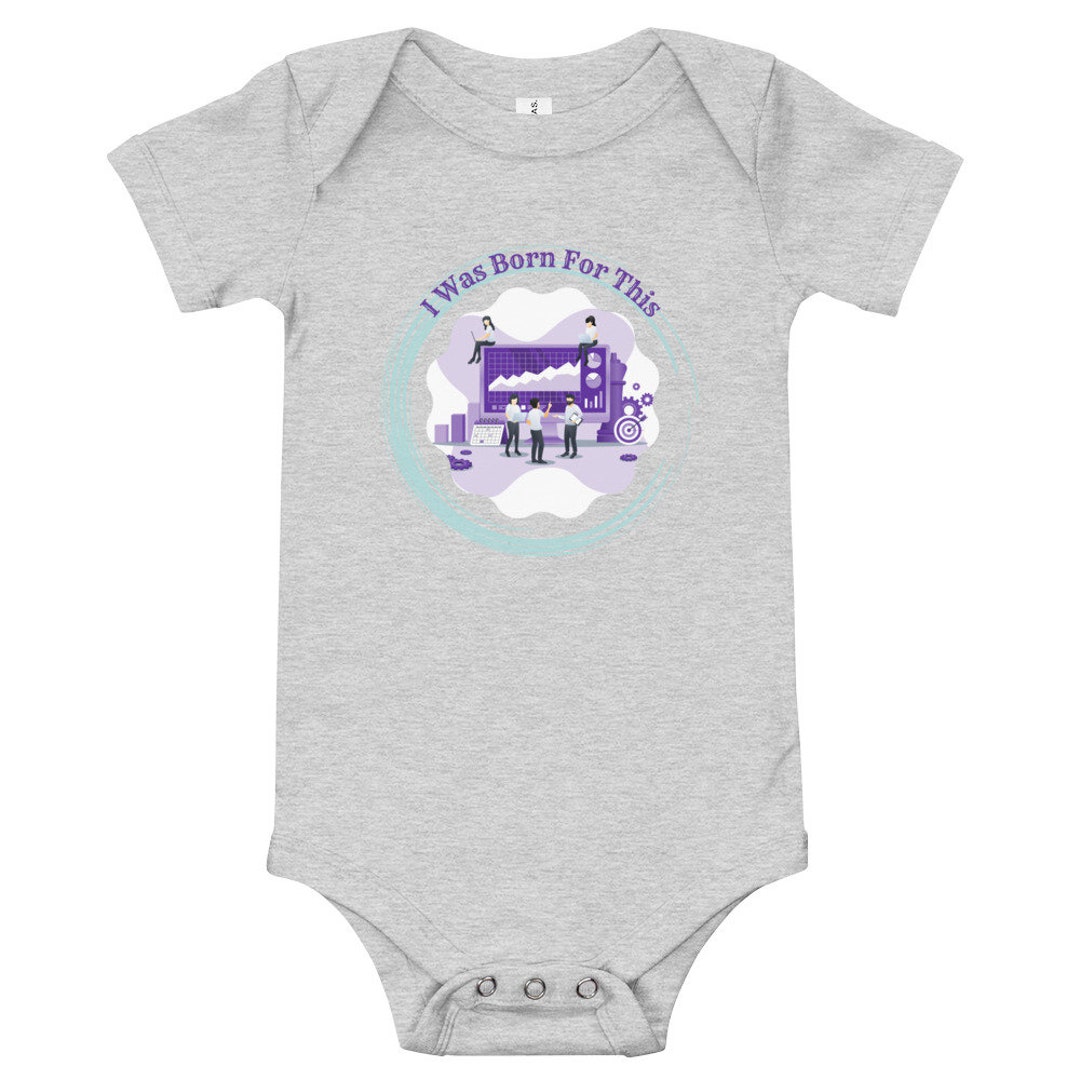 Baby Computer Tech / Analyst Etc... I Was Born for This One Piece - Etsy