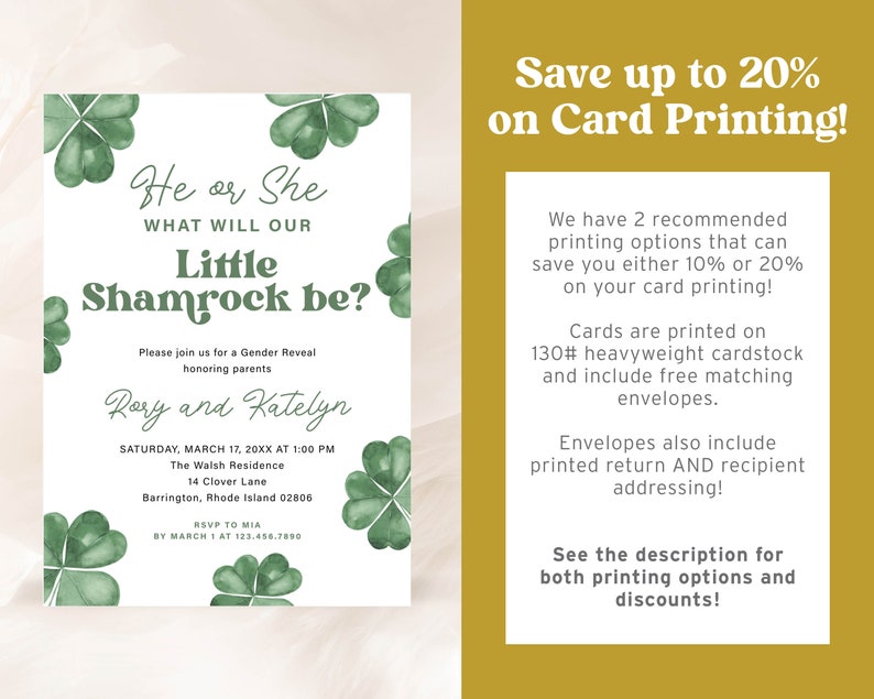 RORY | He or She Little Shamrock St. Patrick's Day March Shamrocks ...