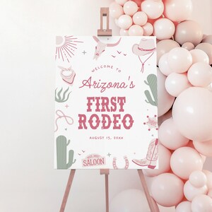 ARIZONA | Western Rodeo Desert Welcome Sign Cactus Wild West Cowboy ...