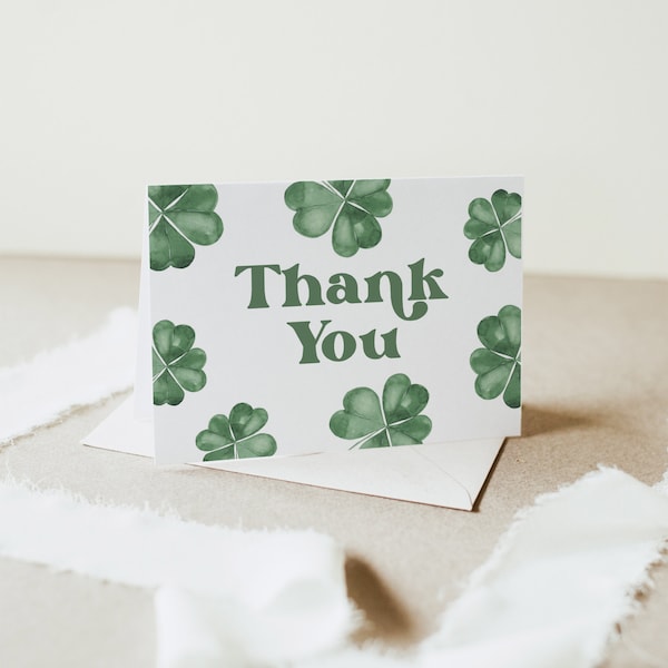 Irish Thank You Card - Etsy