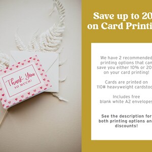 JULIET | Valentine's Day February, Pastel Pink Hearts Girl Folded Thank ...