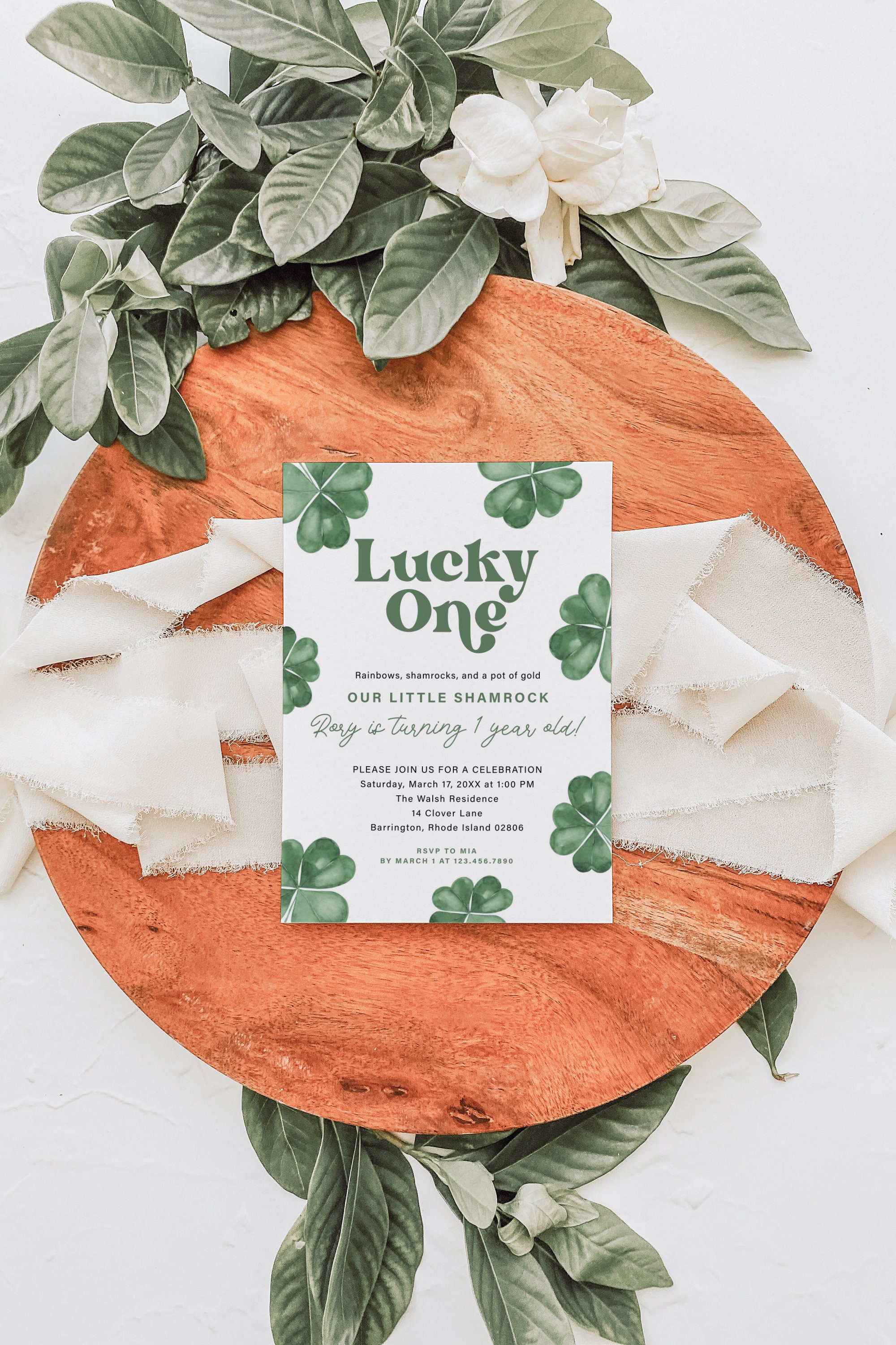 RORY | Lucky ONE St. Patrick's Day March First 1st Birthday Party ...
