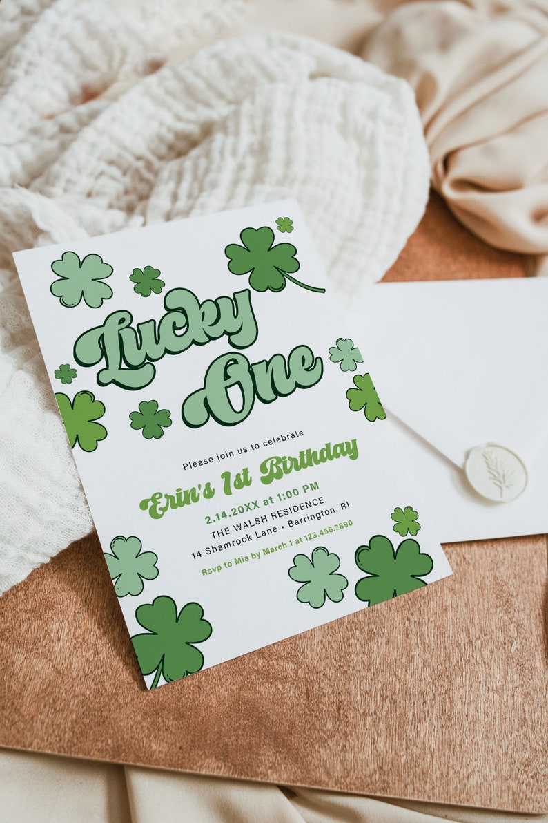 ERIN | Lucky ONE St. Patrick's Day March First 1st Birthday Party ...
