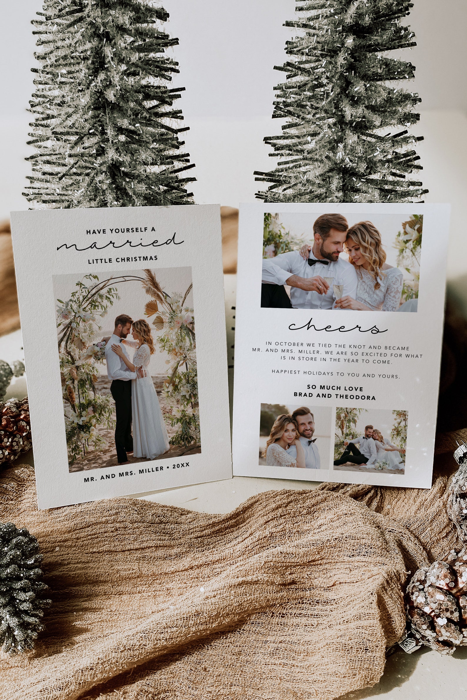 BRYNN | Married Little Christmas Just Married Announcement Fully ...