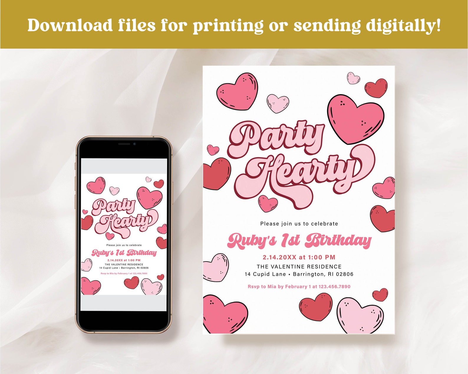 RUBY | Party Hearty Little Sweetheart Valentine's Day February Birthday ...