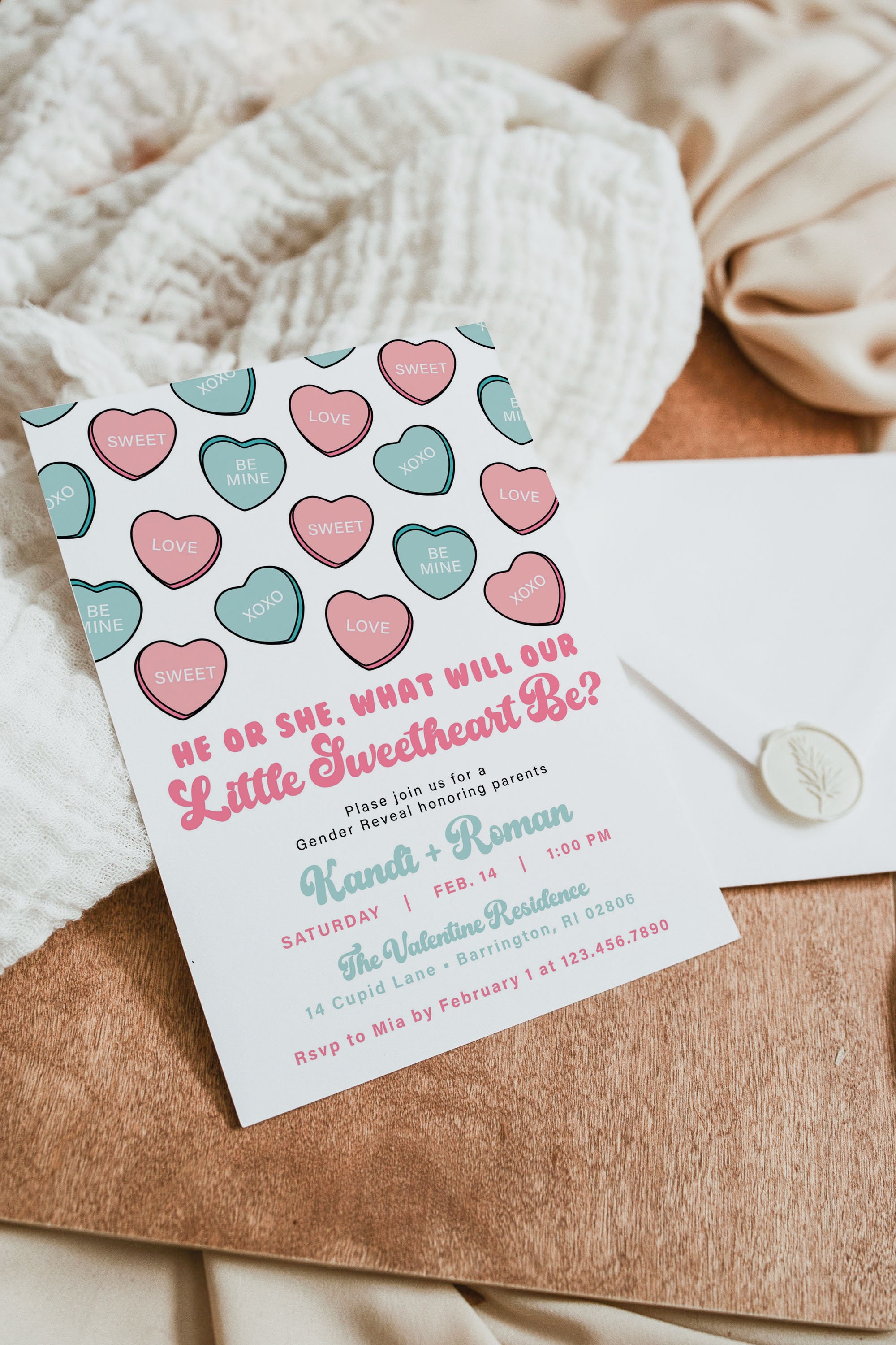 KANDI | Little Sweetheart Candy Hearts Valentine's Day February Gender ...