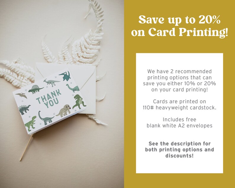 SHILOH Stomp Chomp Roar Dinosaur Jurassic T-rex Blue Dino Folded Thank ...