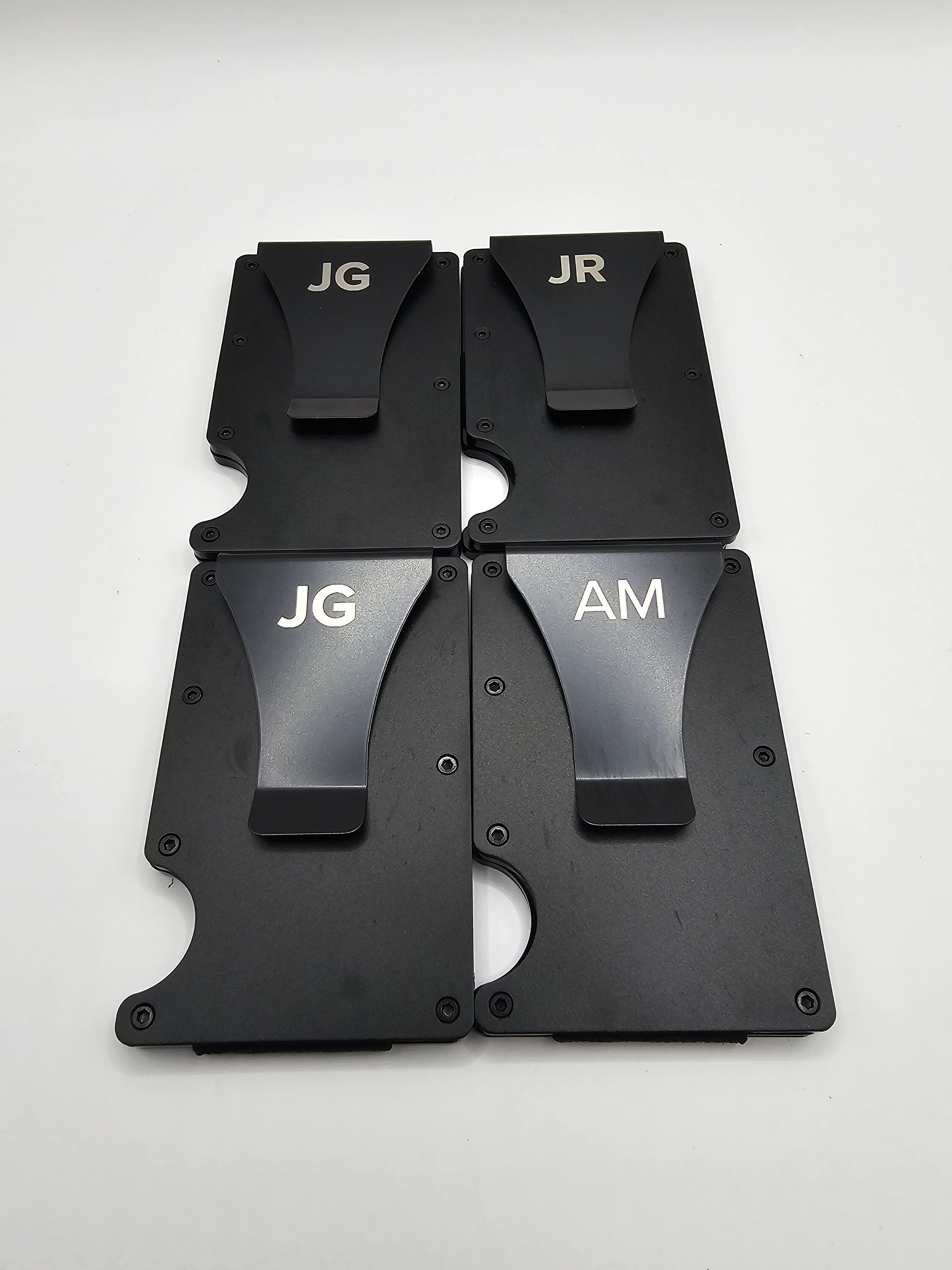 Customized Minimalistic RF Blocking Metal Wallets With Gift Box - Etsy