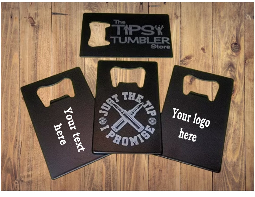 Credit Card Sized Bottle Cap Opener - Etsy