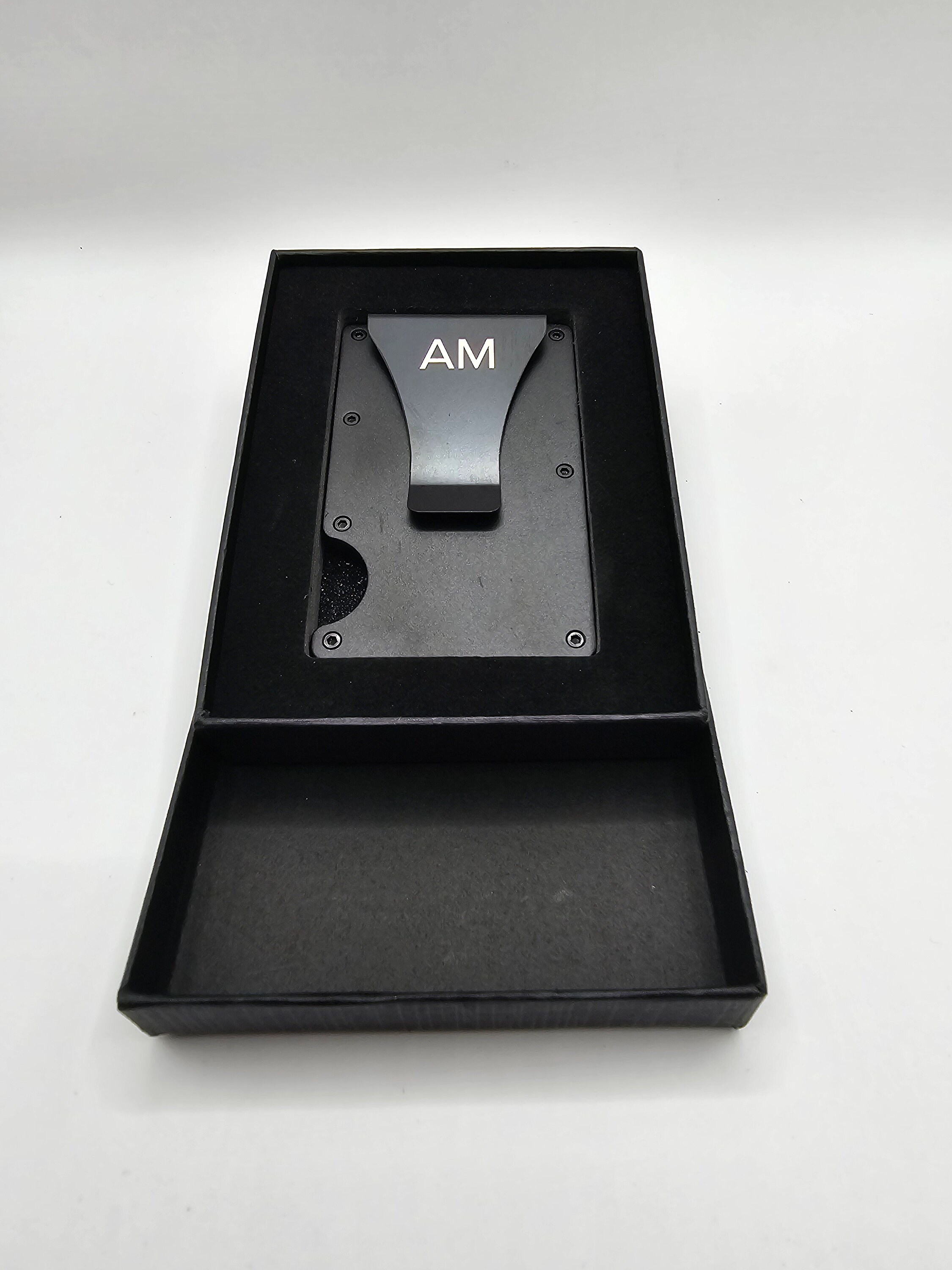 Customized Minimalistic RF Blocking Metal Wallets With Gift Box - Etsy