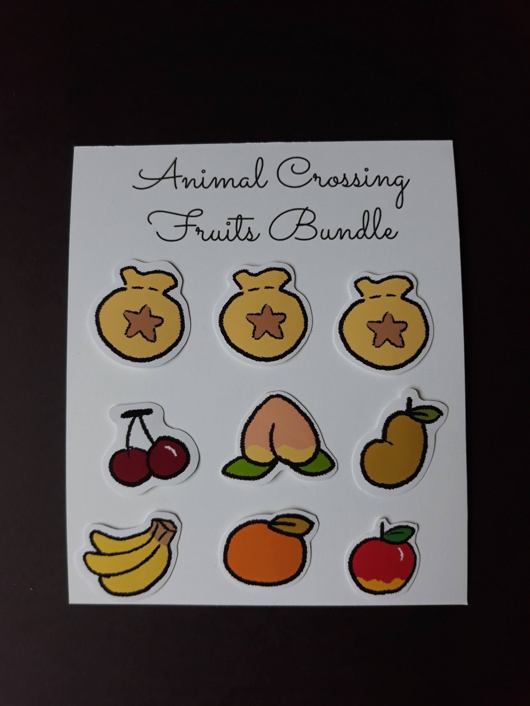 Animal Crossing Fruits Bundle Sticker Pack - Etsy