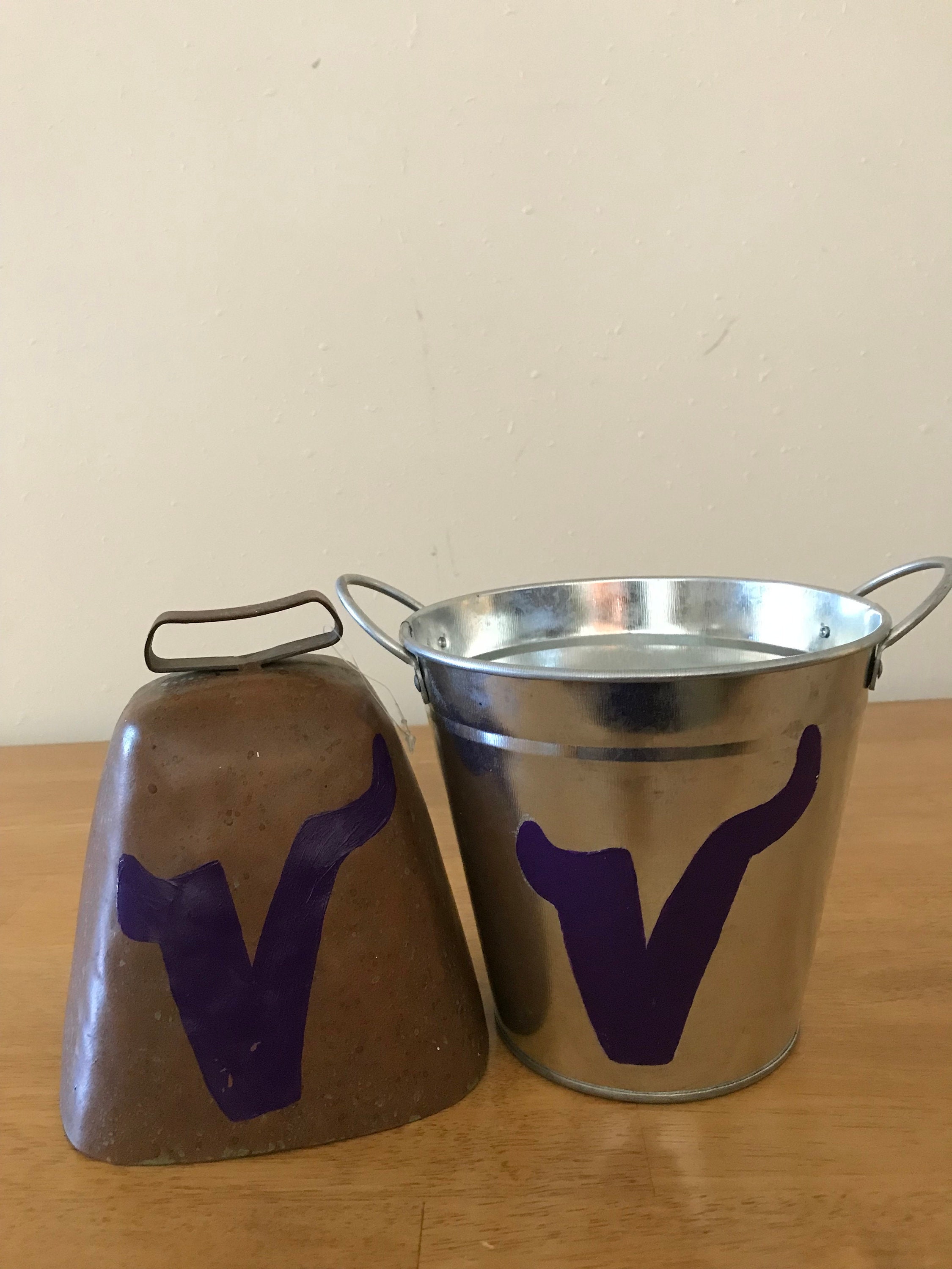 Vikings Cow Bell. Vikings Bucket - Etsy