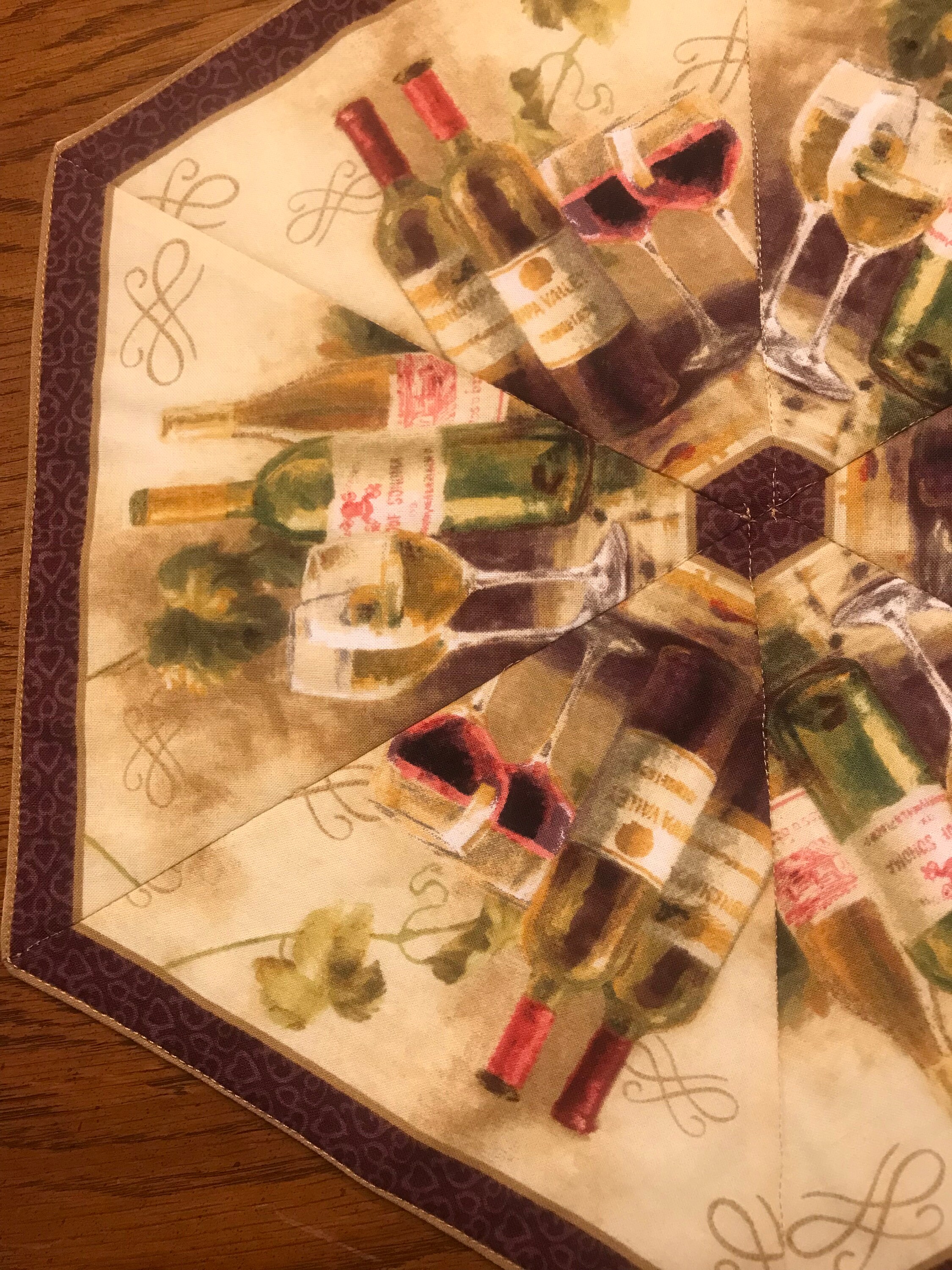 Wine Table Topper. Wine Table Runner - Etsy