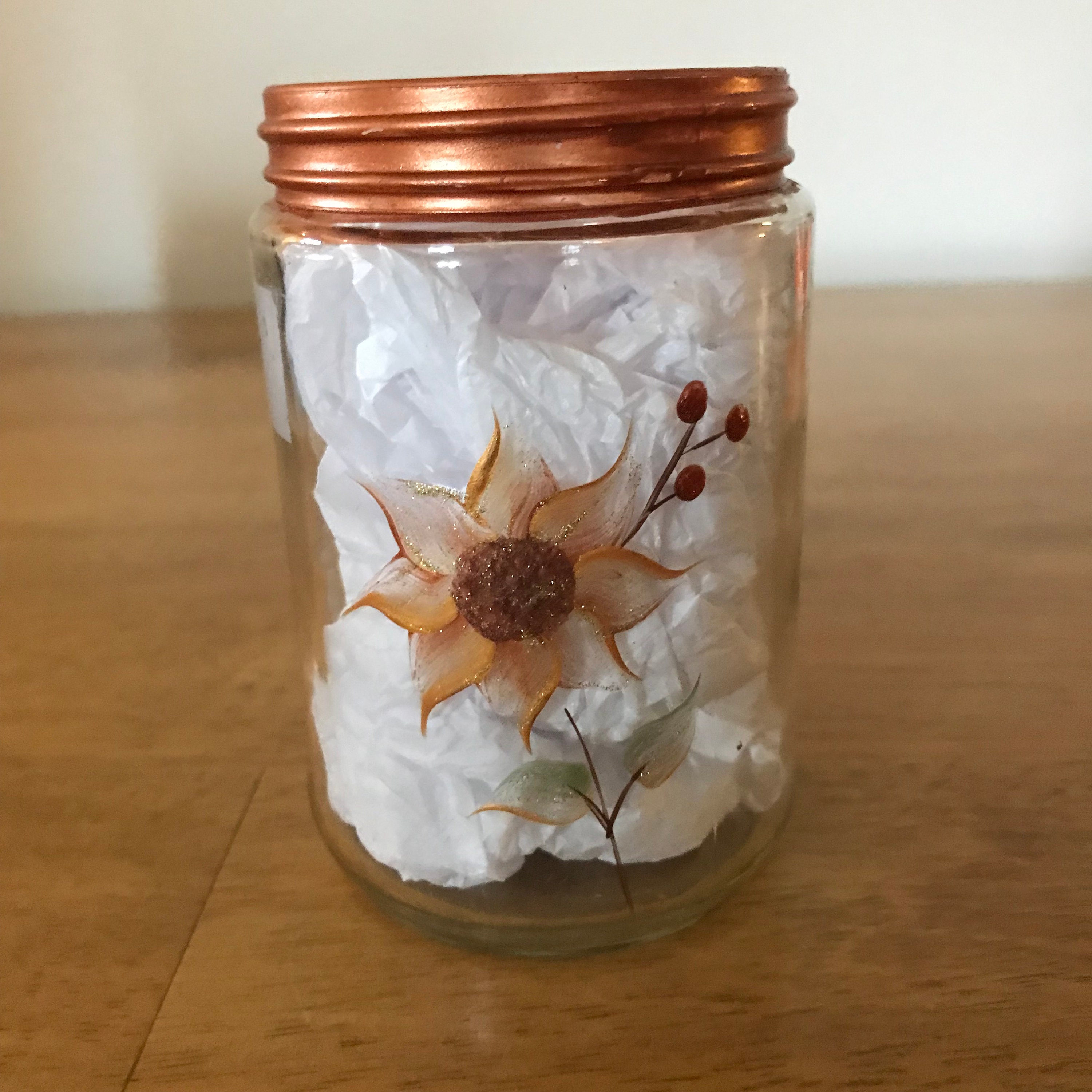 Sunflower Jar - Etsy