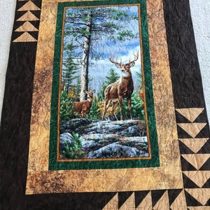 Deer Quilt - Etsy