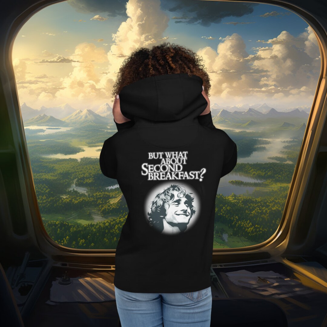 Second Breakfast Hoodie A Tribute to the Lord of the Rings - Etsy