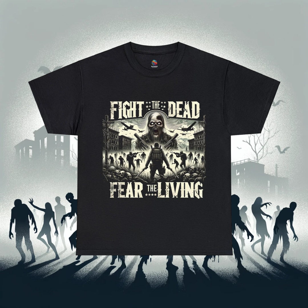 Zombie T-shirt - Unique Custom Design - Available in Various Colours ...