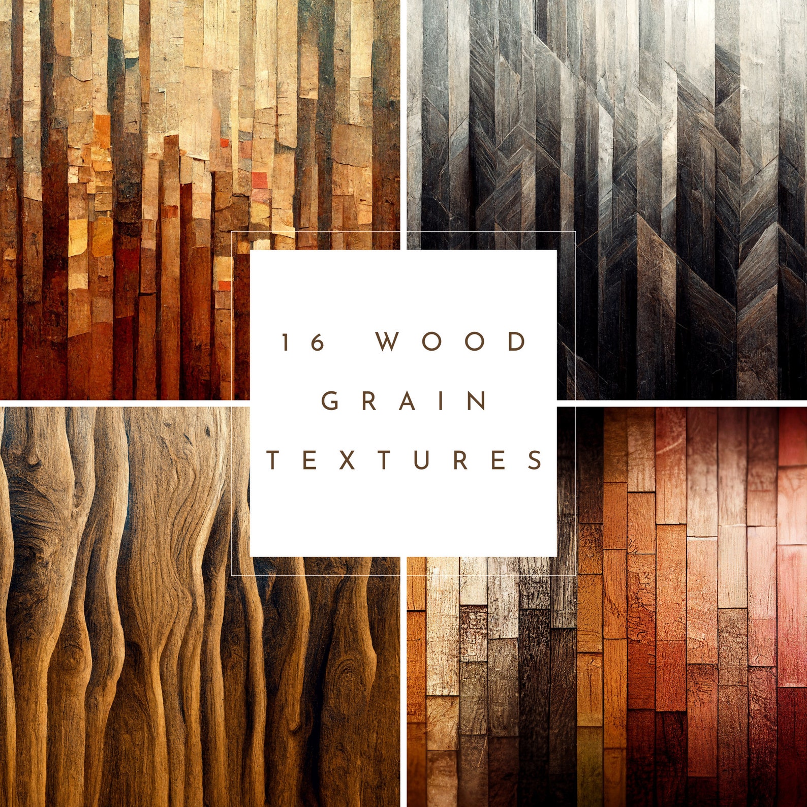 Wood Grain Digital Paper, Wood Texture Paper, Wooden Paper, Wood Grain ...
