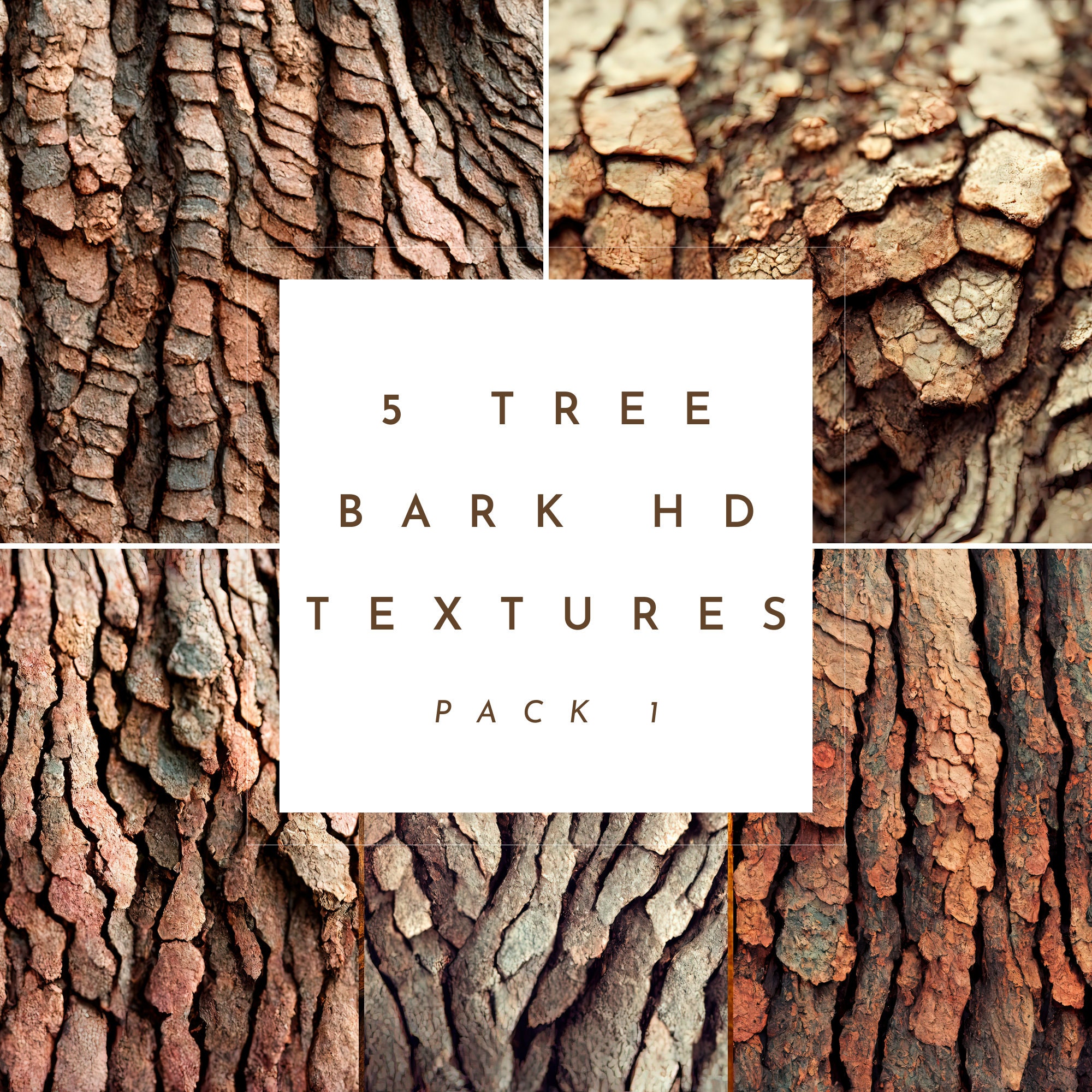 Tree Bark Digital Paper, Wood Texture Paper, Wooden Paper, Wood Grain ...