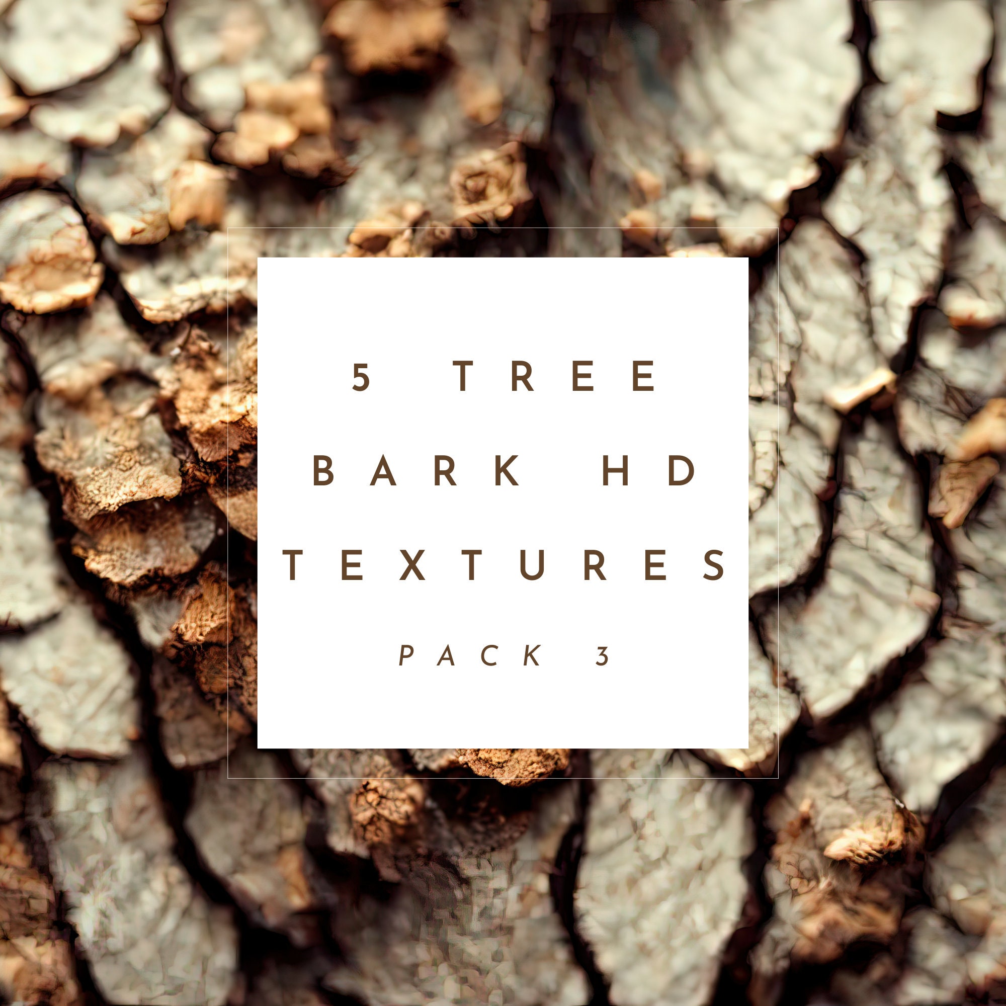 Tree Bark Digital Paper (pack 3), Wood Texture Paper, Wooden Paper ...