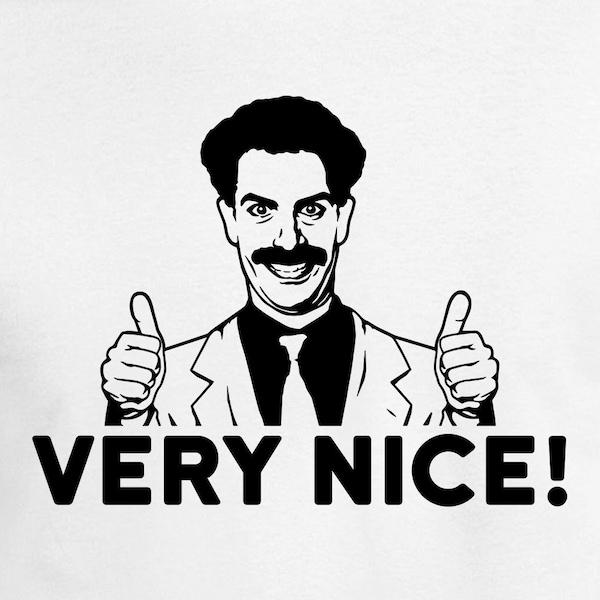 Borat Svg - Etsy