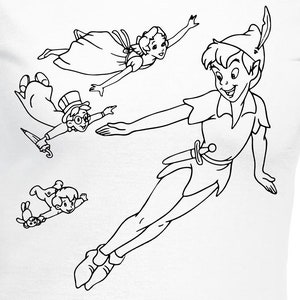 peter pans lost boys coloring pages