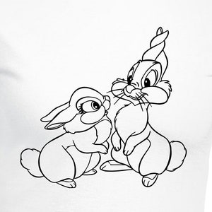 Miss Bunny and Thumper Digital Files - Design Files - Cricut - SVG ...