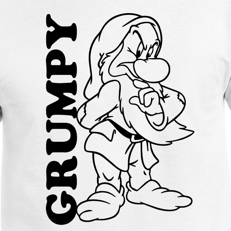 Snow White and Grumpy Png - Etsy