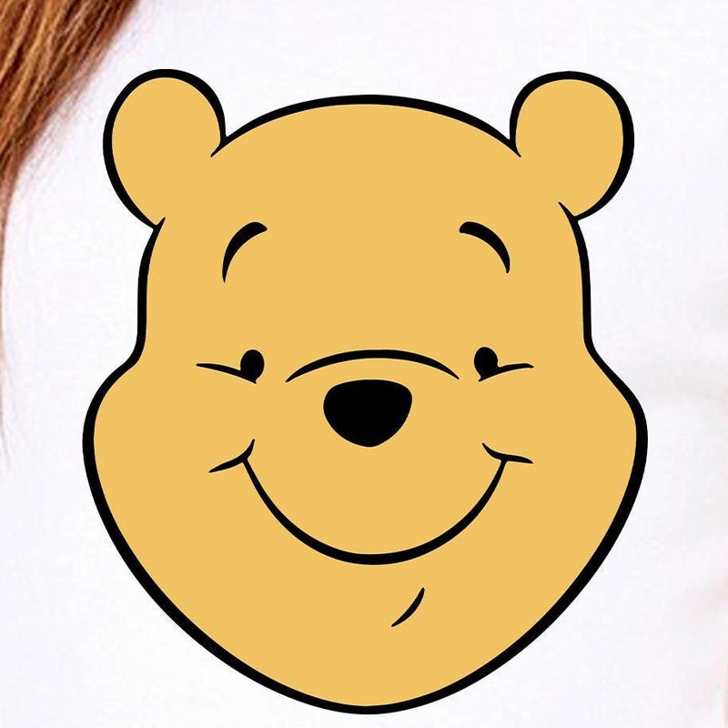 Winnie the Pooh Face - Etsy