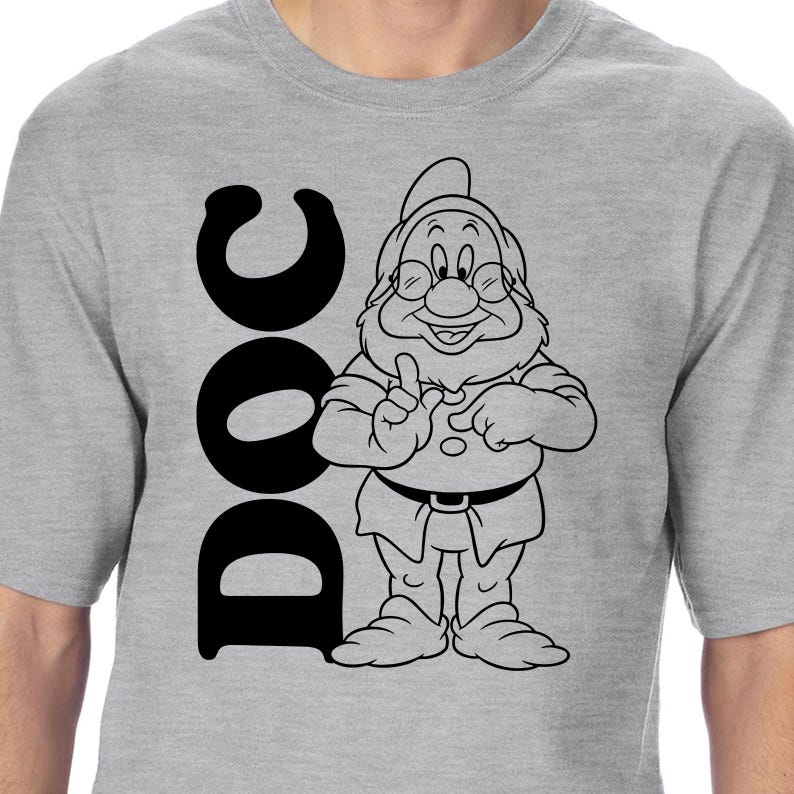 Doc Dwarf Digital Cut Files - Design Files - Cricut - SVG - Silhouette ...