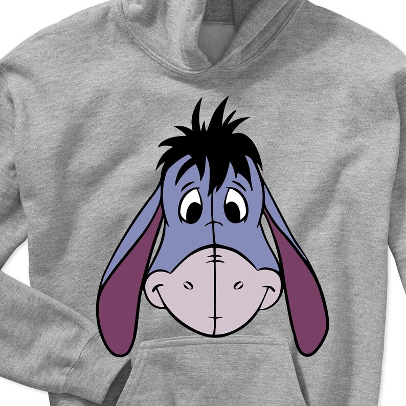 Eyore Face Digital Cut Files - Design Files - Cricut - SVG - Silhouette ...