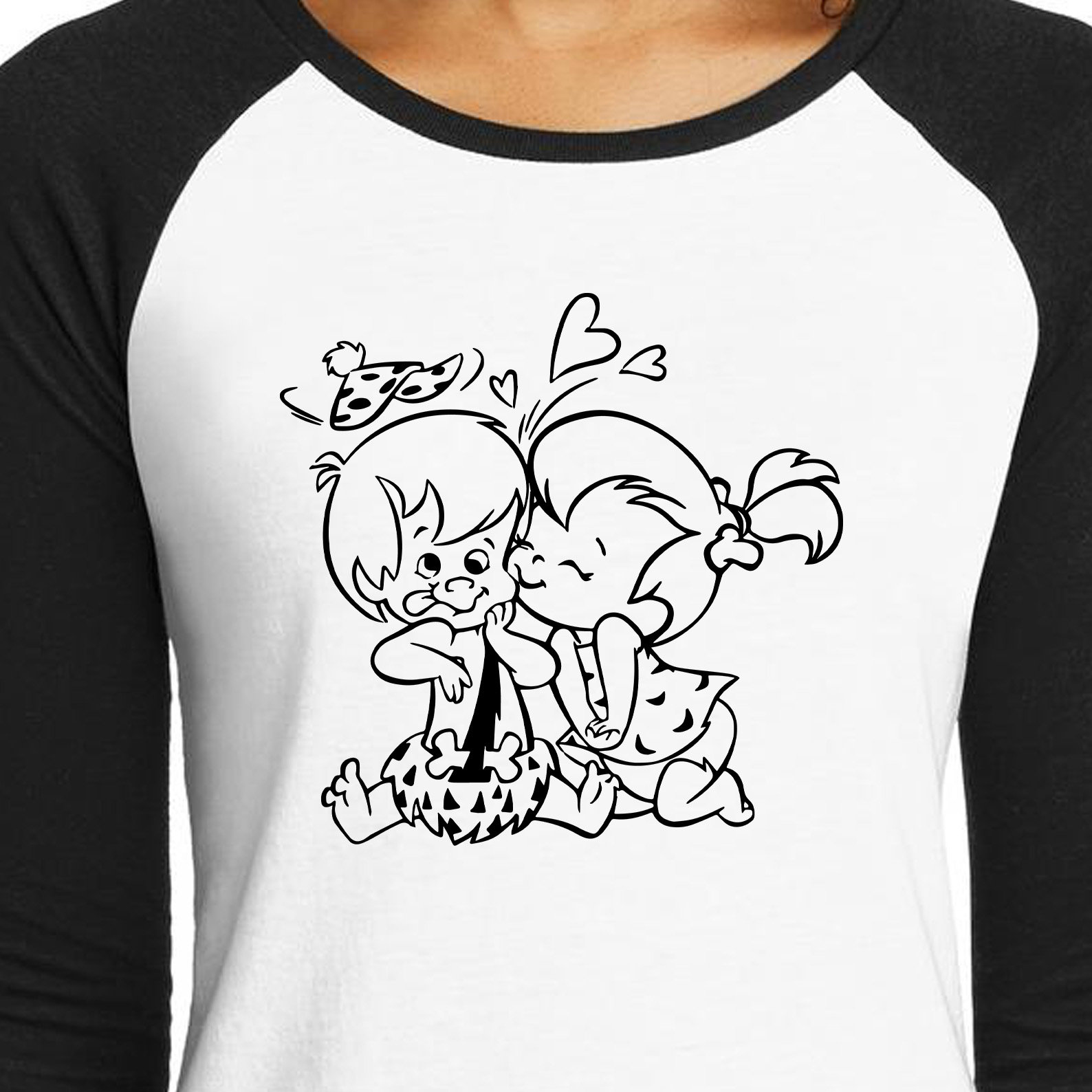 Bam Bam and Pebbles Kiss Digital Files Design Files Cricut - Etsy