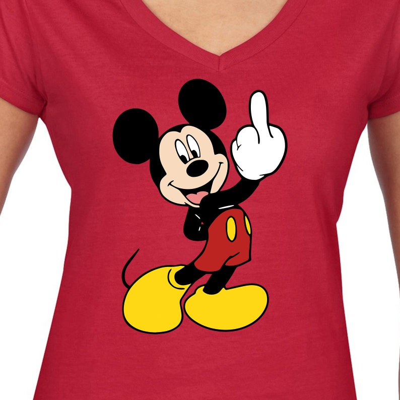 Mickey Middle Finger Digital Files Design Files Cricut - Etsy