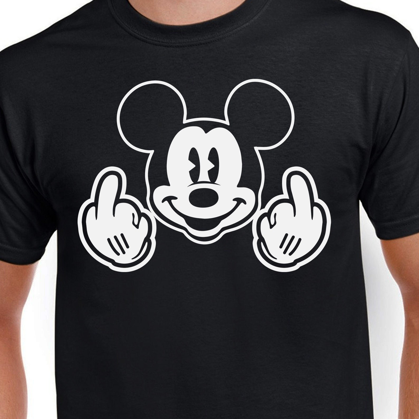 Mickey Middle Finger Digital Files Design Files Cricut SVG Silhouette ...
