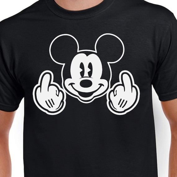 Mickey Middle Finger Digital Files Design Files Cricut - Etsy UK