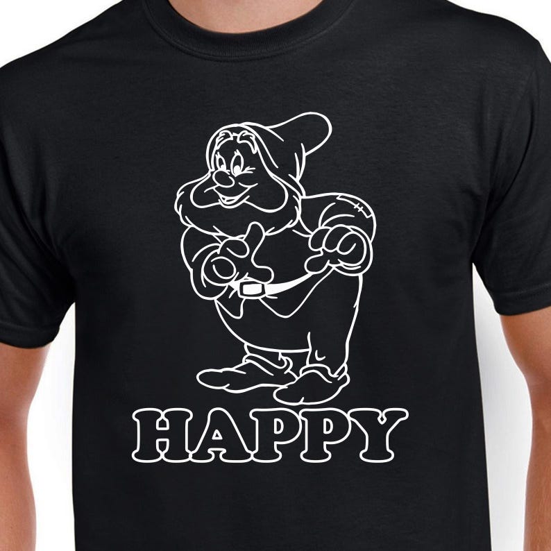 Happy Dwarf Digital Cut Files - Design Files - Cricut - SVG ...