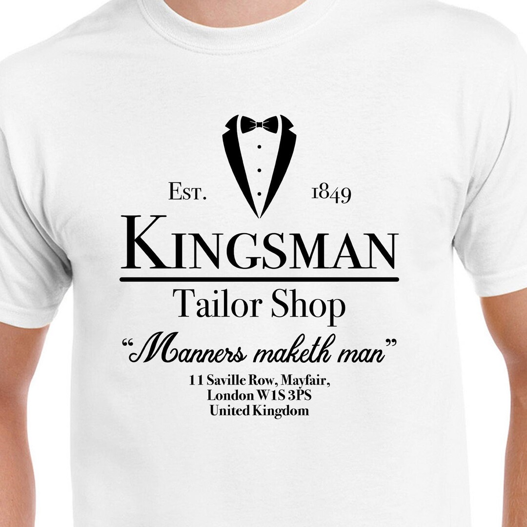Kingsman Tailor Shop Digital Files - Design Files - Cricut - SVG ...