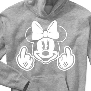 Minnie Middle Finger Digital Files - Design Files - Cricut - SVG ...