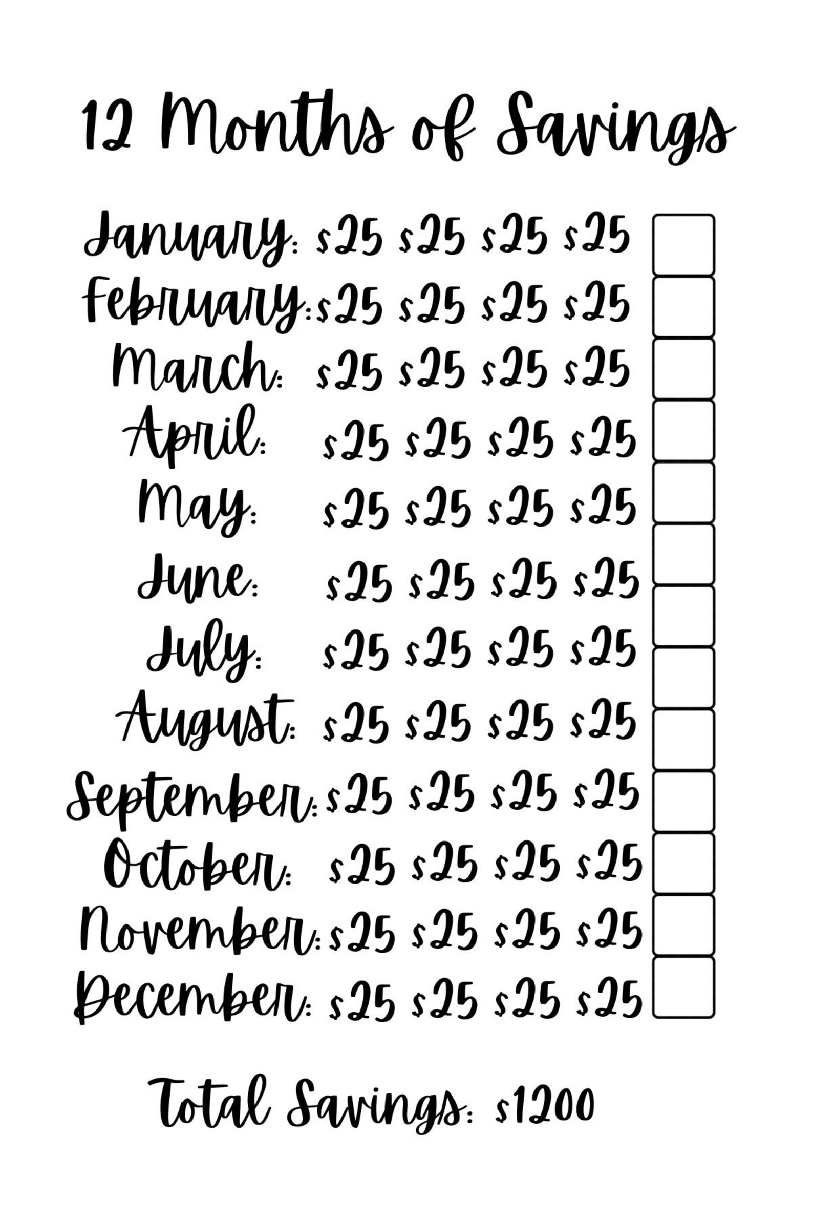 12 Months of Savings - Etsy