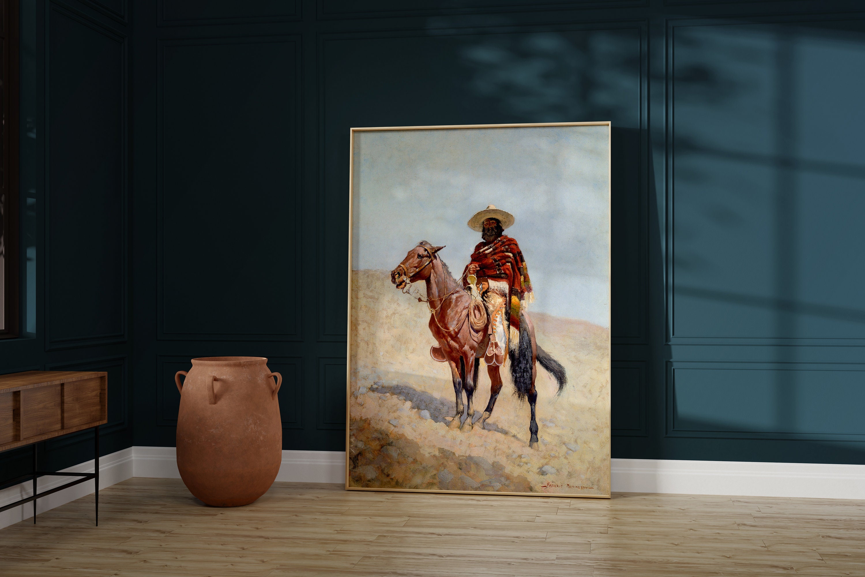Mexican Vaquero Vintage Artwork Printable - Etsy